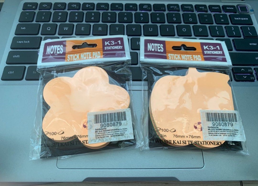 Flower and Apple Post It Notes (2 for RM10), Hobbies & Toys, Stationery ...