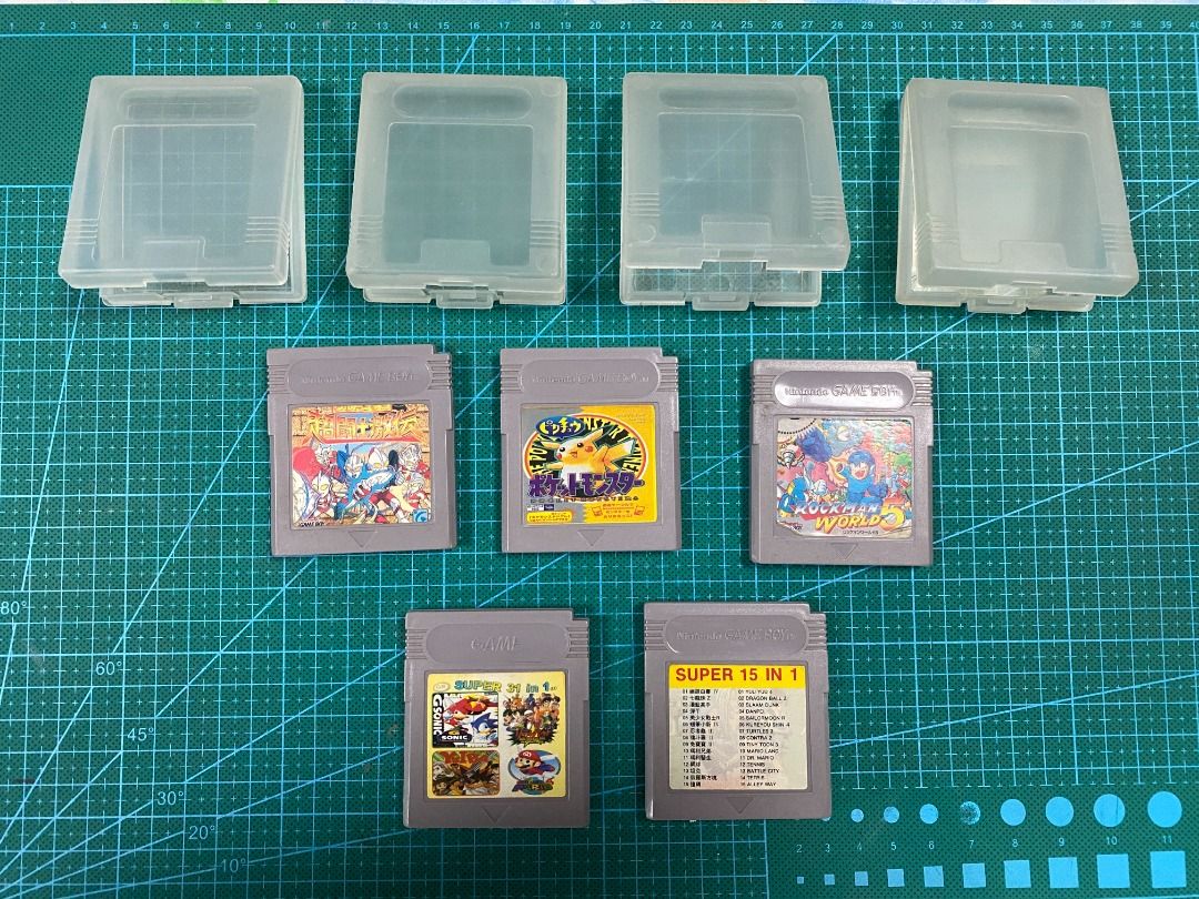 Gameboy Game boy 鹹蛋超人 咸旦超人 Ultraman 超鬥士激傳 超闘士激傳 寵物小精靈 寶可夢 黃版 Rockman ...
