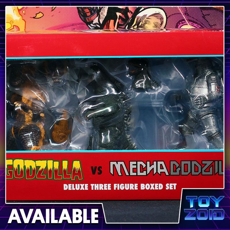 Godzilla vs Mechagodzilla 1974 5 Points XL Three Figure Boxed Set Mezco, Hobbies & Toys, Toys ...