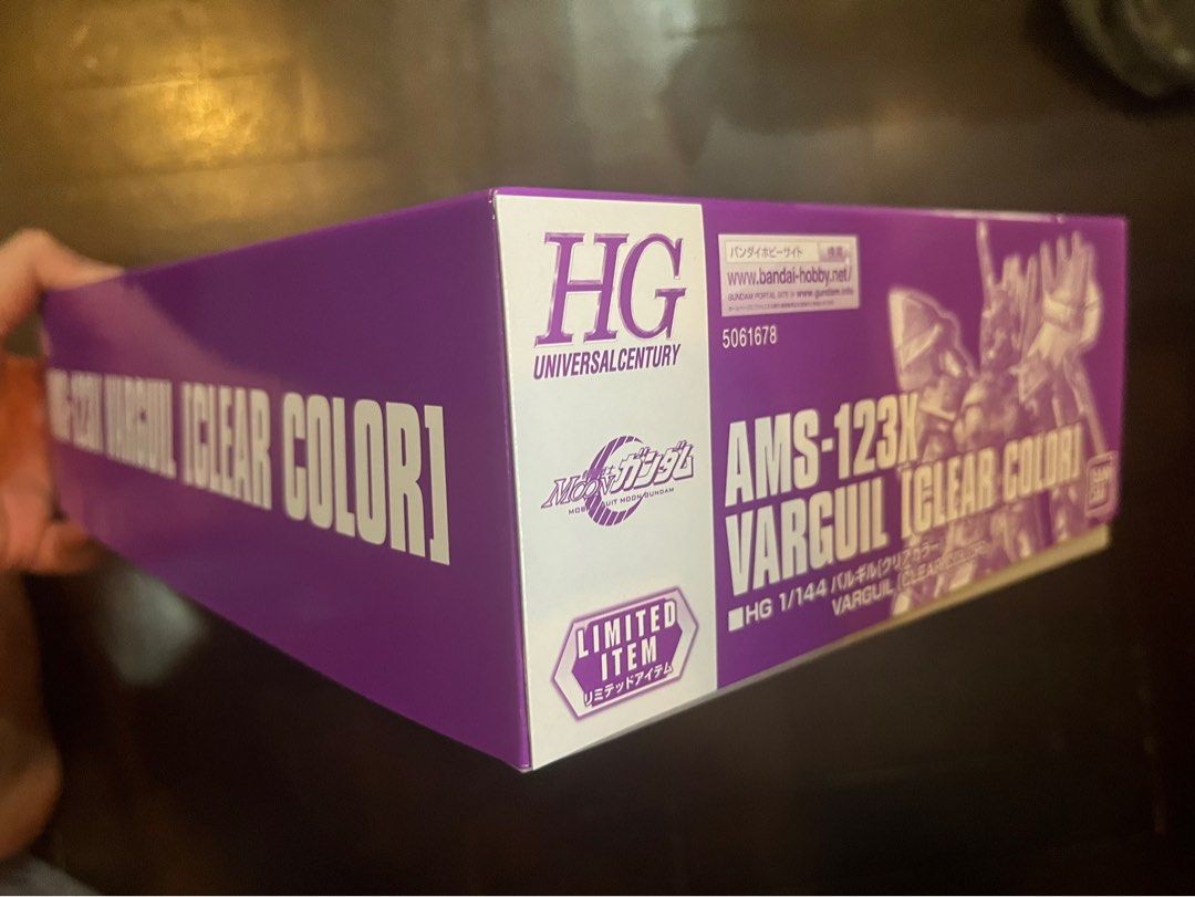 HG 1/144 Varguil (Clear Color Event Limited Item) AMS-123X (HGUC Moon ...