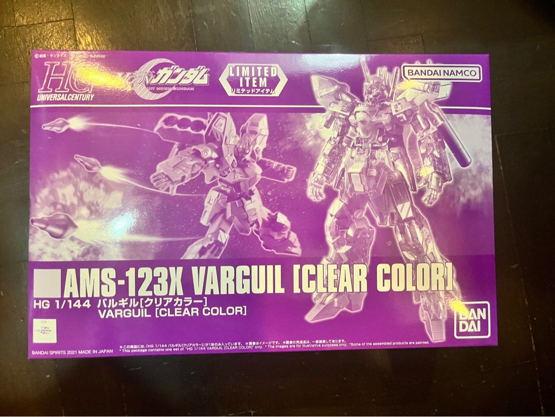 HG 1/144 Varguil (Clear Color Event Limited Item) AMS-123X (HGUC Moon ...