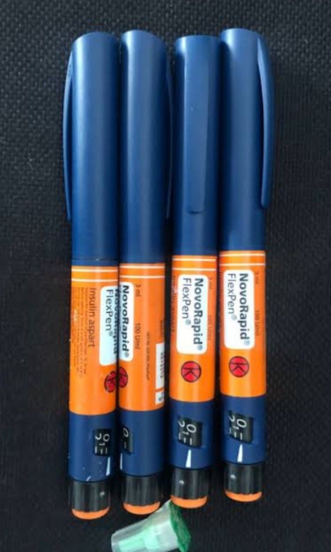 Insulin Novorapid FlexPen, Kesehatan & Kecantikan, Kulit, Sabun & Tubuh ...