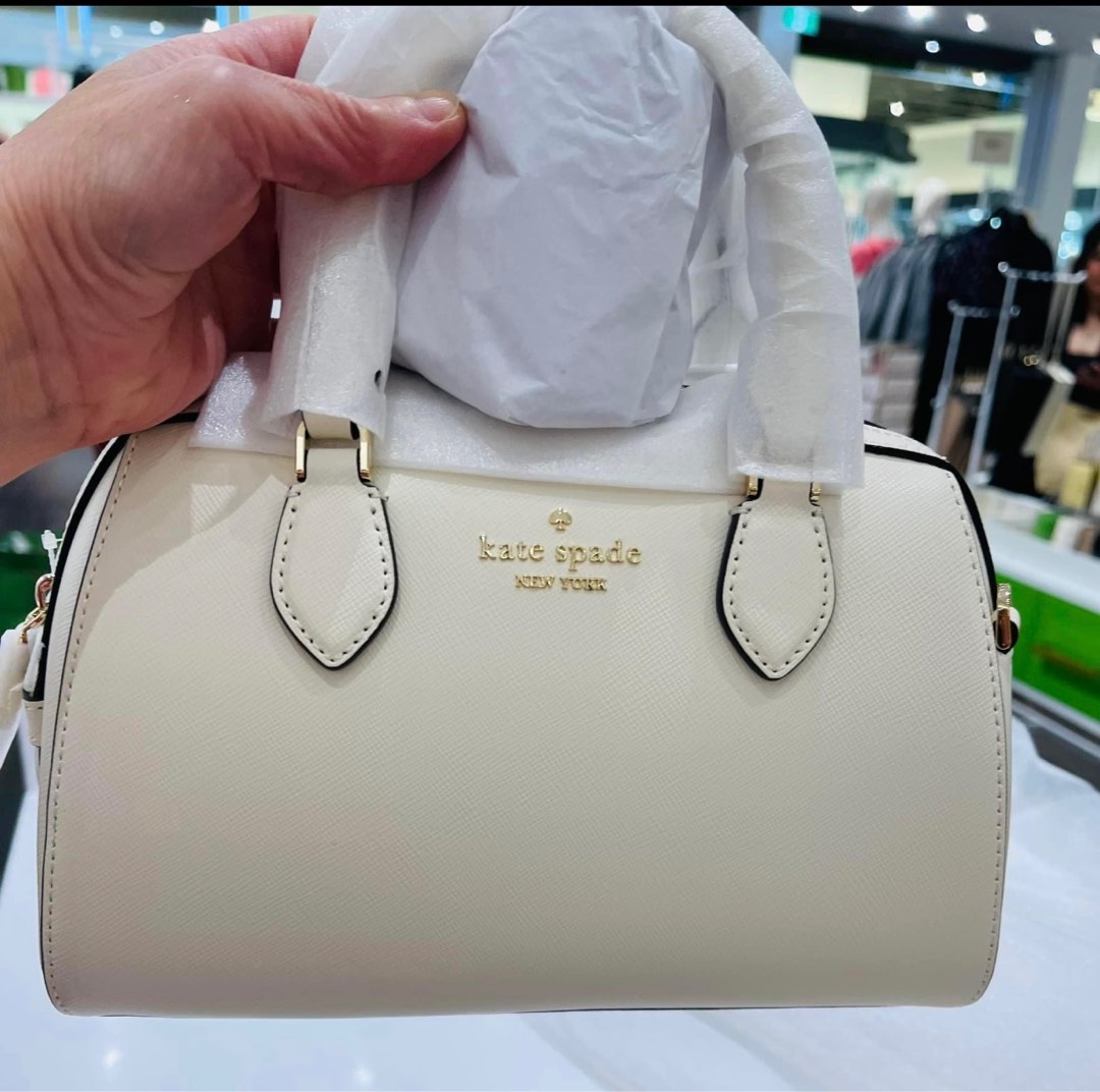 Kate Spade Madison Saffiano Leather Duffle Crossbody, Women's Fashion ...