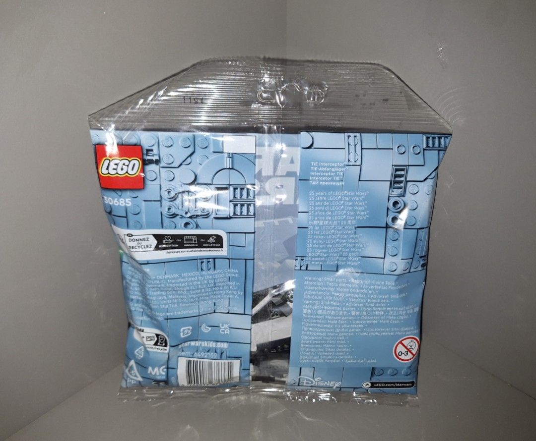 Lego 30685 Star Wars TIE Interceptor mini build polybag 25 years ...