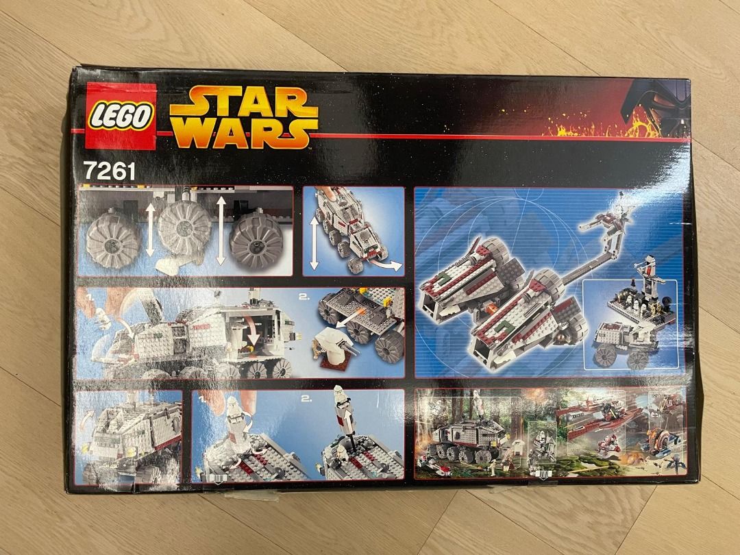 LEGO Star Wars Clone Turbo Tank Set 7261, 興趣及遊戲, 玩具 & 遊戲類 - Carousell