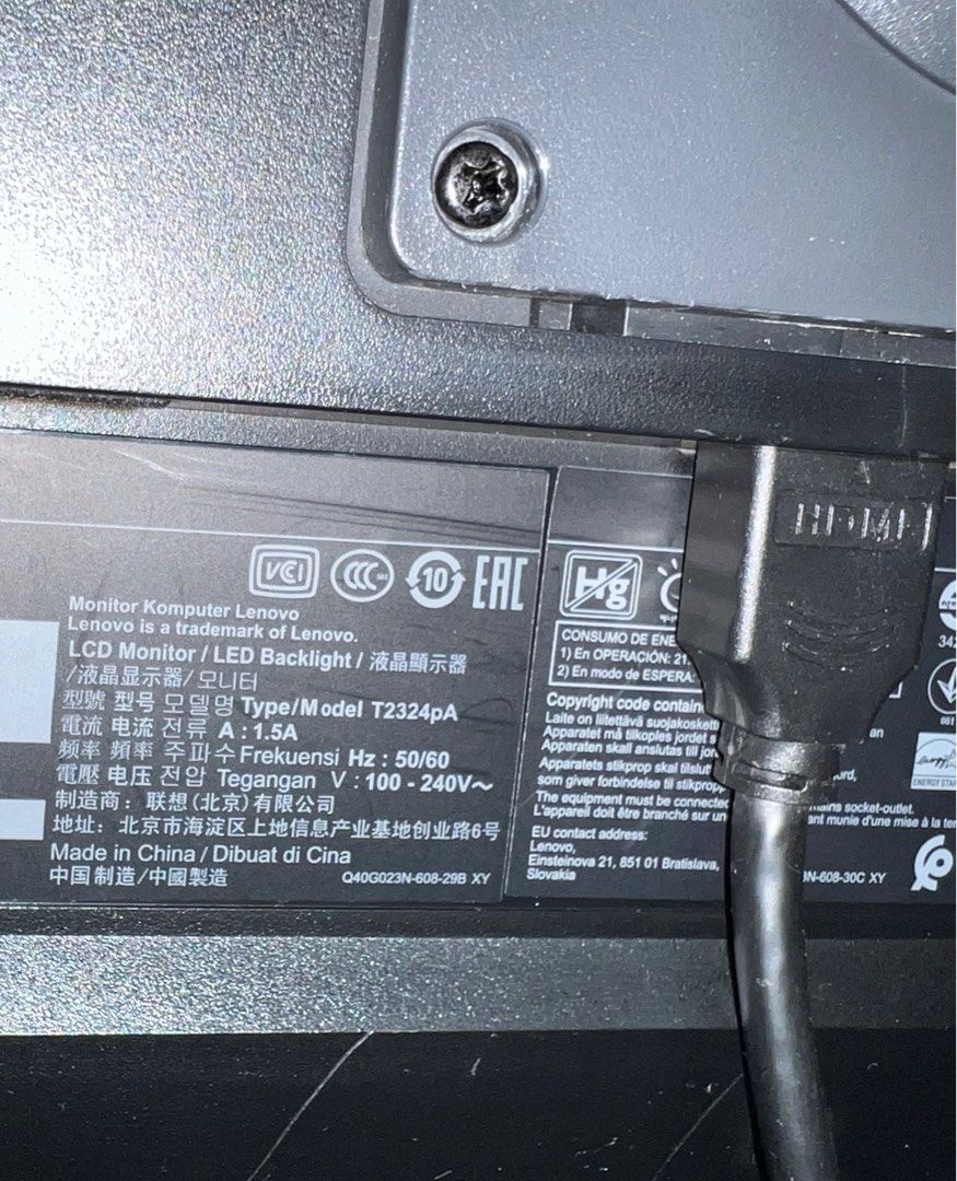 Lenovo Screen Model T2324pA, Computers & Tech, Desktops on Carousell