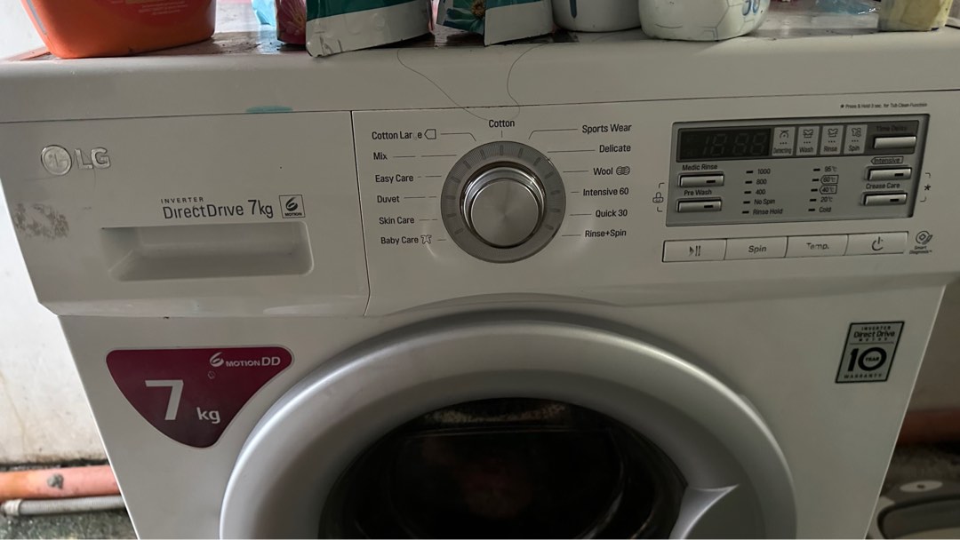 LG Front Load 7 KG Inverter Direct Drive Washing Machine, TV & Home ...