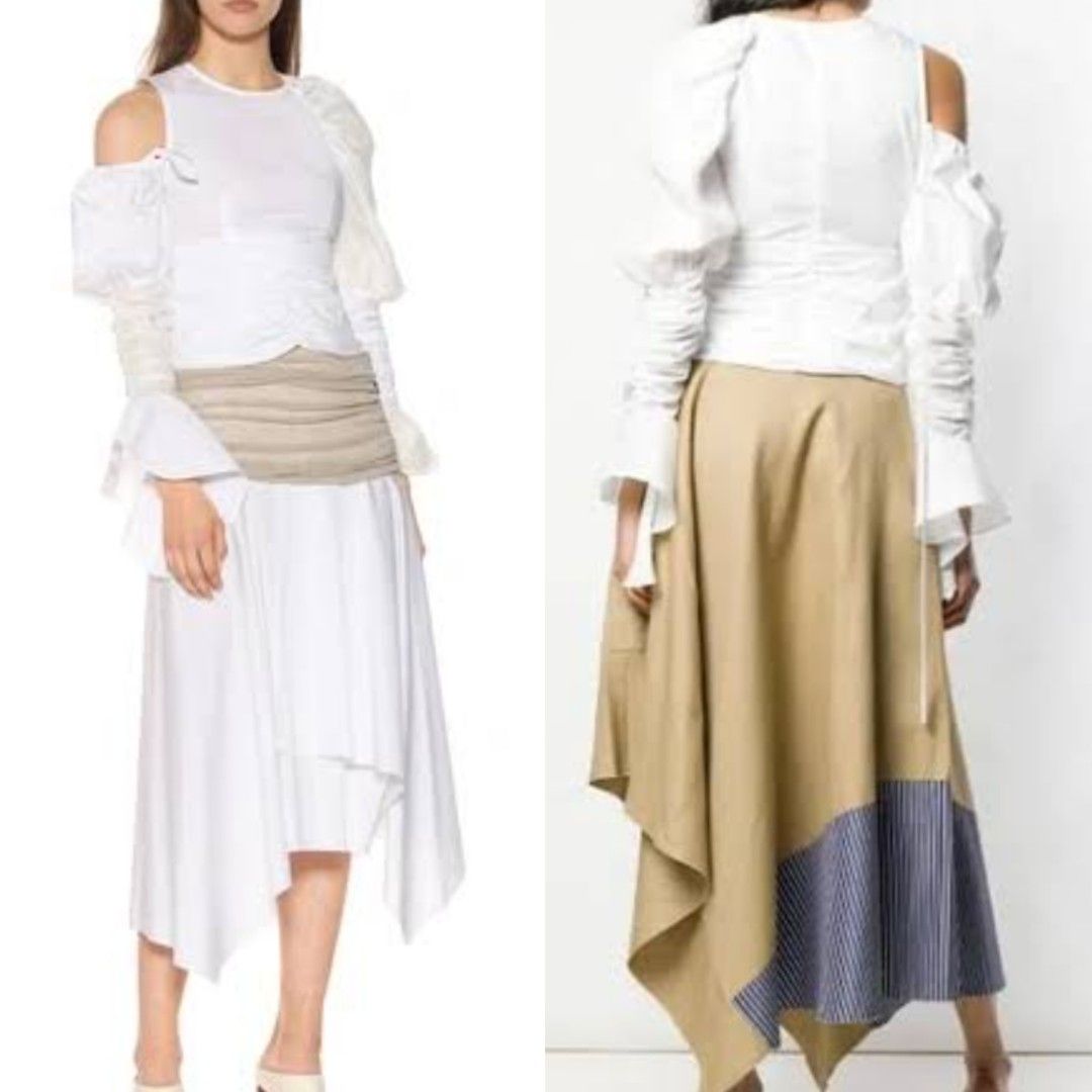 Loewe Authentic Blouse, Fesyen Wanita, Pakaian Wanita, Atasan di Carousell
