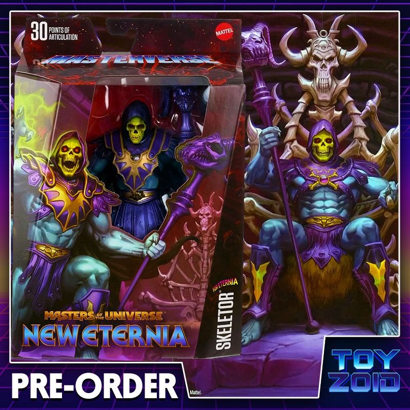Masters of the Universe Masterverse Skeletor and Havoc Throne Set ...