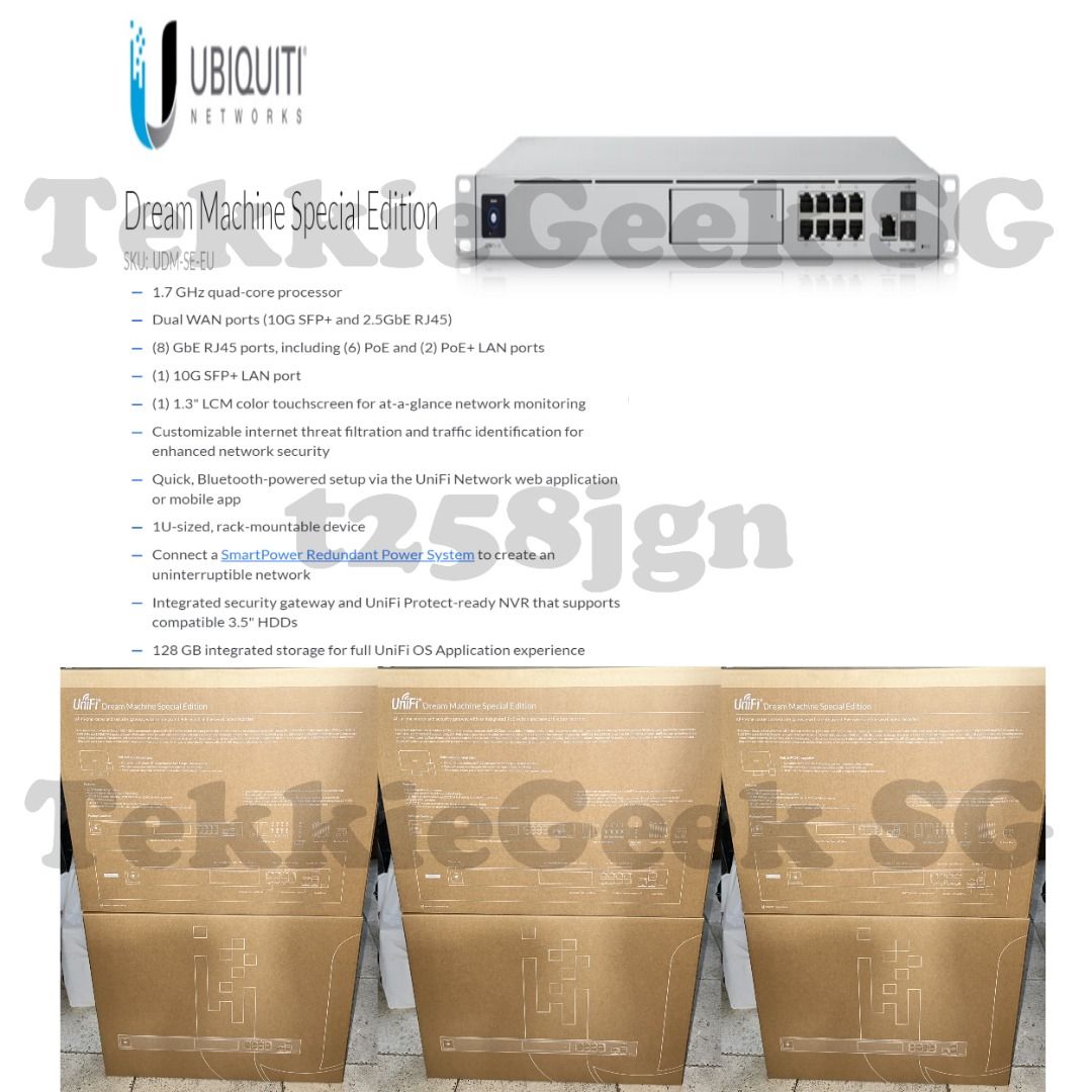 [MAR PROMO - READ DESCRIPTIONS] UBNT Ubiquiti Networks UniFi Dream ...