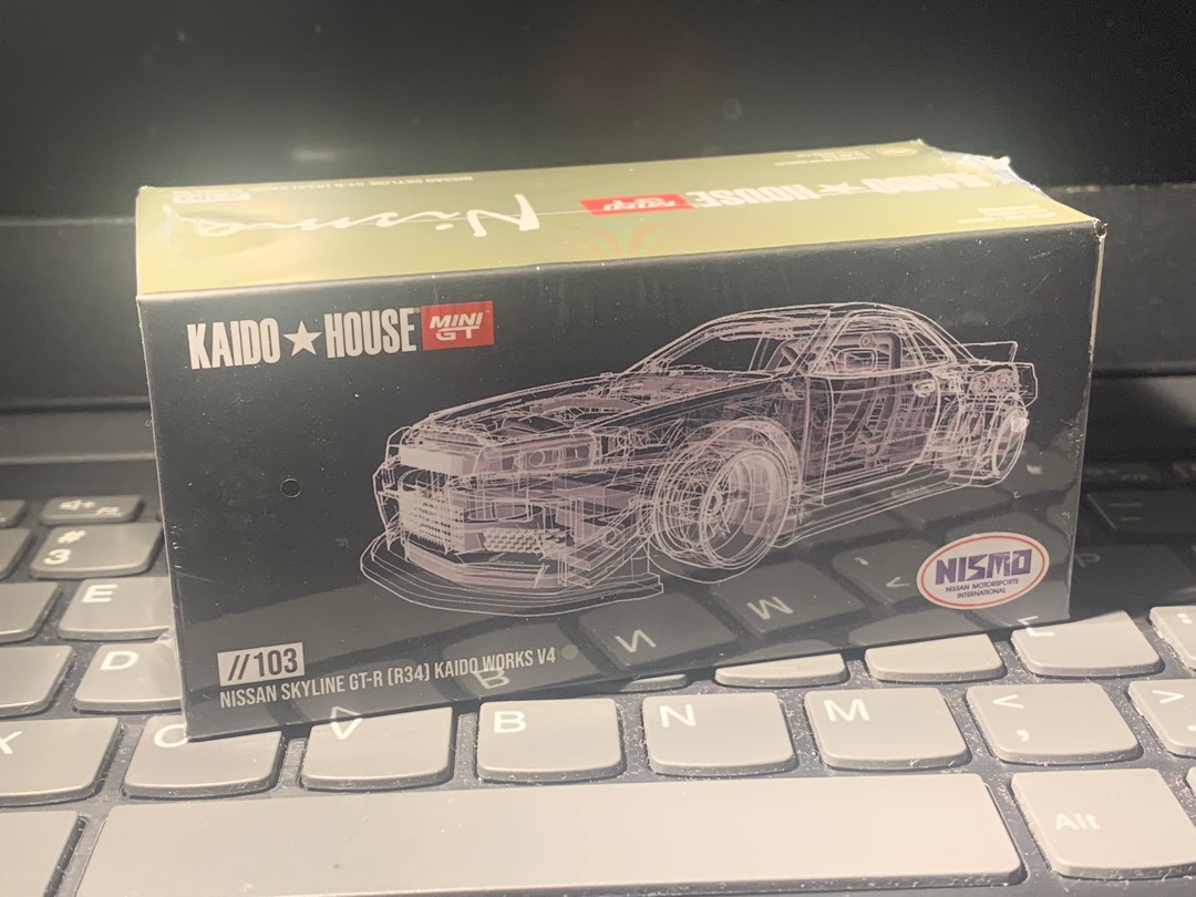 Mini GT Kaido House - Nissan Skyline GT-R (R34) Kaido Works V4 - opened ...
