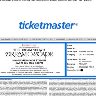 2024 NCT DREAM WORLD TOUR in SINGAPORE, Tickets & Vouchers, Event Tickets on Carousell
