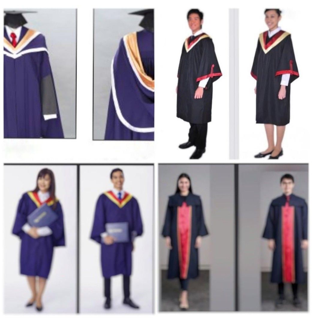 Graduation Gown NYP TP RP NP SP NTU NUS, Women's Fashion, Dresses ...