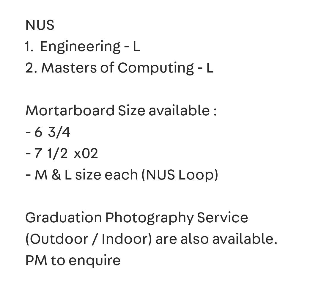Graduation Gown NYP TP RP NP SP NTU NUS, Women's Fashion, Dresses ...