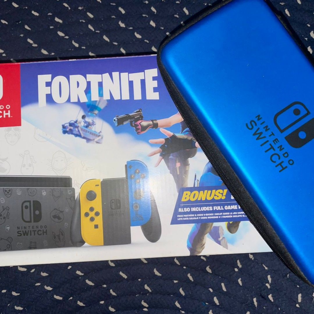 Nintendo Switch Console V2 FortNite, Video Gaming, Video Game Consoles ...