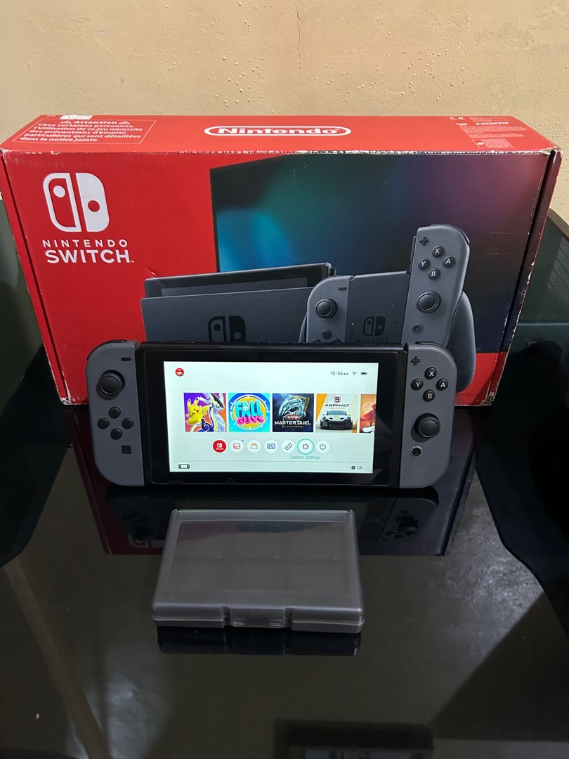 Nintendo switch v2 with games, Video Gaming, Video Game Consoles ...