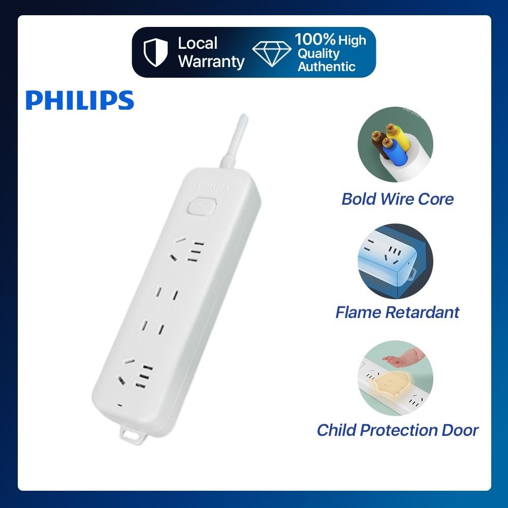 Philips Safety Socket 4-Bit, TV & Home Appliances, Electrical, Adaptors ...