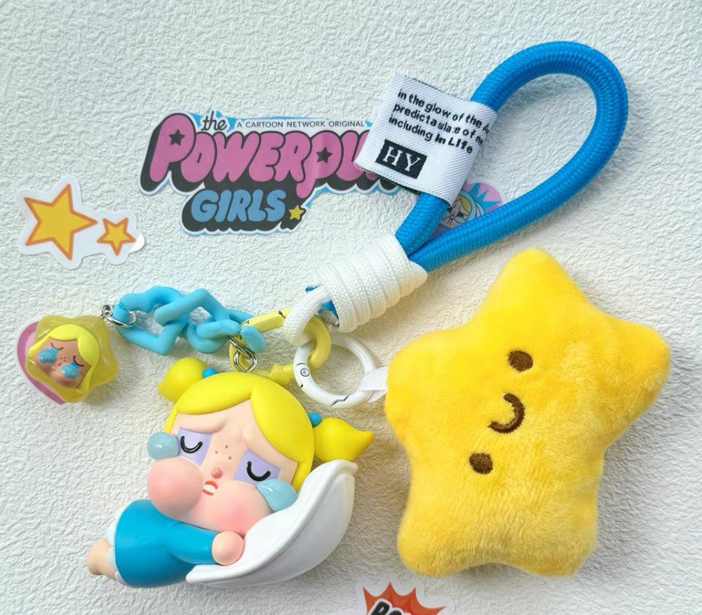 PO: Popmart Crybaby Powerpuff PPG Bag Chain / Charm / Hp Strap ...