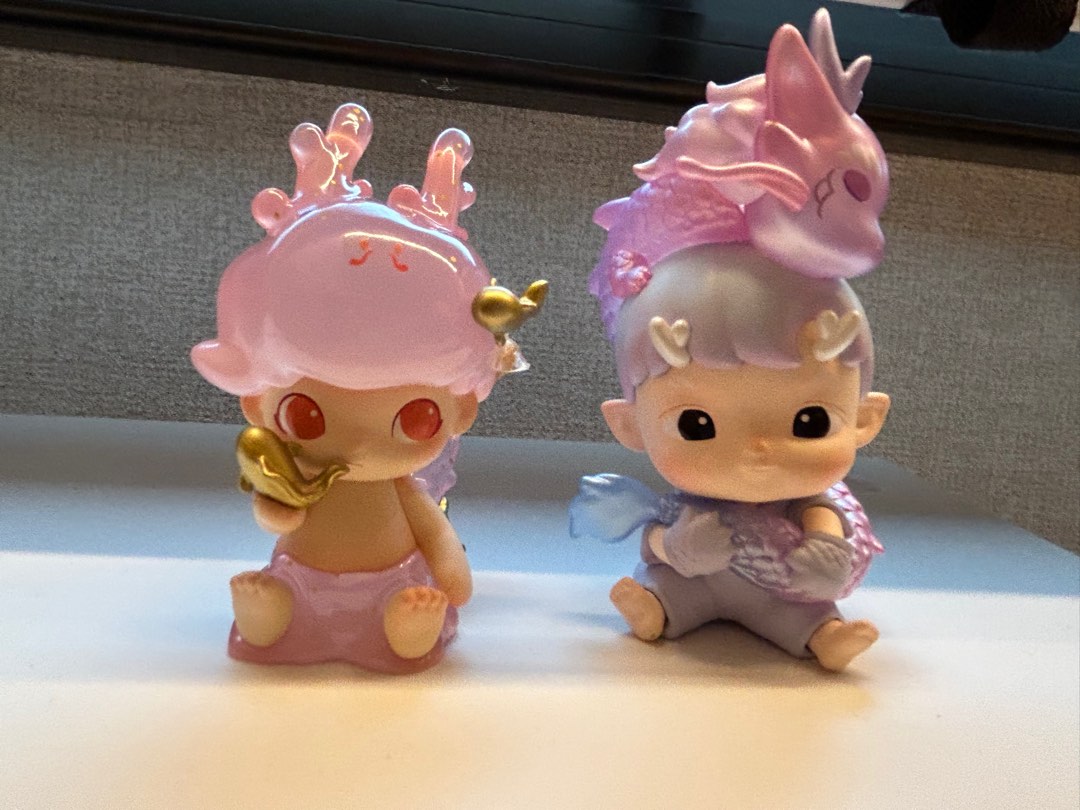 popmart cny 2024 chilling loong and fortune dimoo WTS only, Hobbies ...