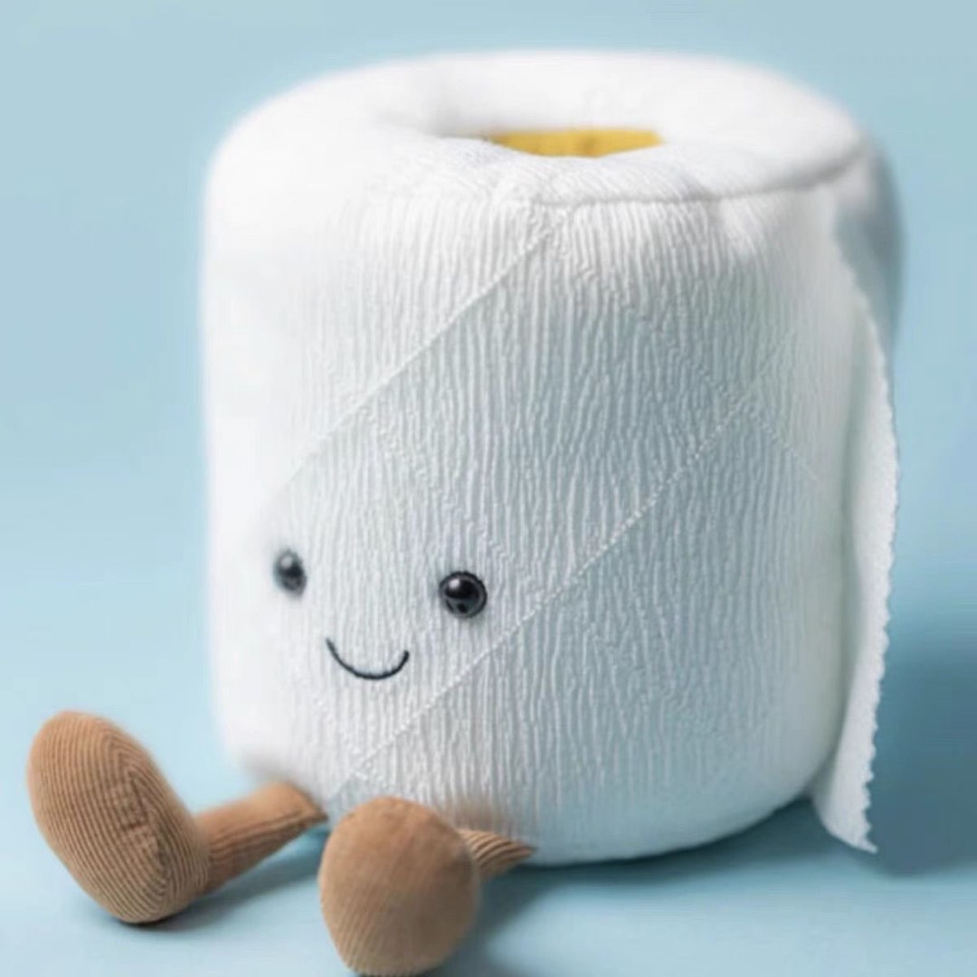 Pre order: British jellycat Amuseables Toilet Roll toilet paper roll ...
