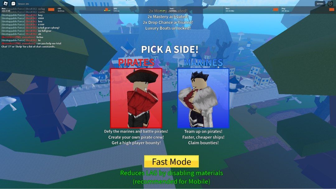 Roblox bloc fruit account, Video Gaming, Video Games, Others on Carousell