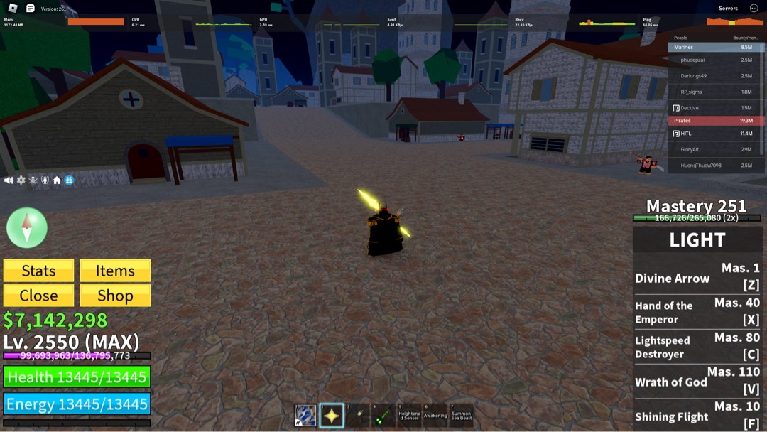 Roblox bloc fruit account, Video Gaming, Video Games, Others on Carousell
