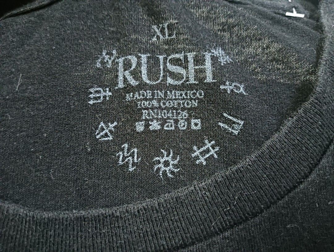 RUSH Roll The Bones Band XL (TS8718), Men's Fashion, Tops & Sets ...