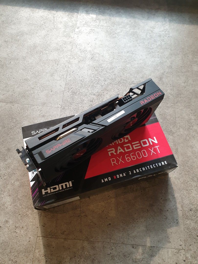 SAPPHIRE PULSE RX 6600 XT 8GB DDR6 128BIT RADEON VGA CARD / RX6600 XT, Elektronik, Bagian ...