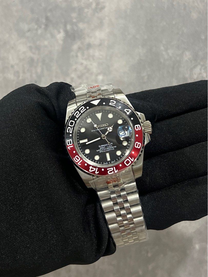 Seiko Mods NH35 Submariner Coke, Men's Fashion, Watches & Accessories ...