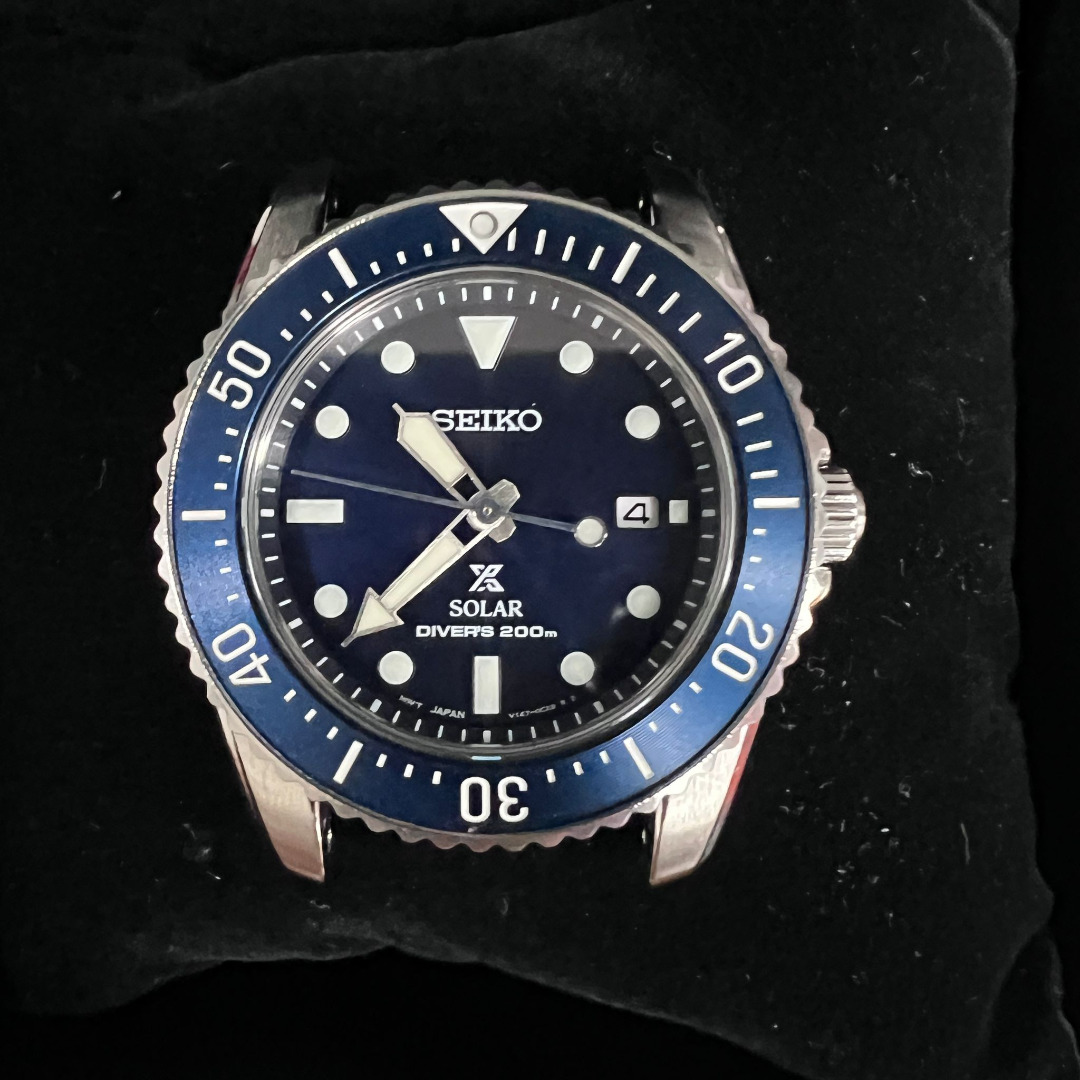 SEIKO SOLAR PROSPEX SNE585P1, Men's Fashion, Watches & Accessories ...