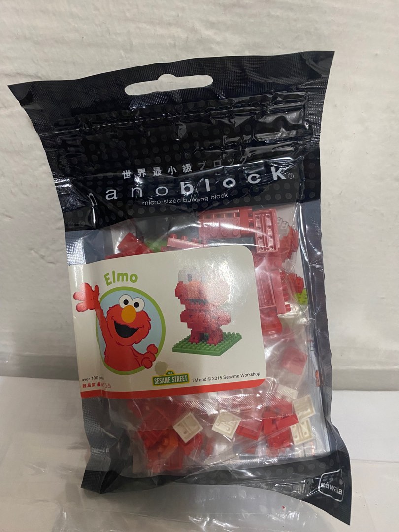 Sesame Street Elmo Nano Block, Hobbies & Toys, Toys & Games on Carousell