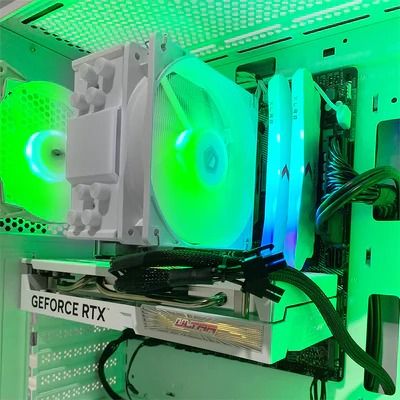 SIGMA DK352 WHITE DESKTOP GAMING PC RYZEN 7 5700X 16GB RAM 1TB SSD RTX ...