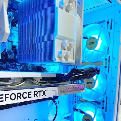 SIGMA DK352 WHITE DESKTOP GAMING PC RYZEN 7 5700X 16GB RAM 1TB SSD RTX ...