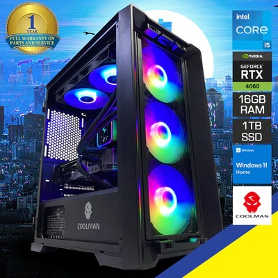SIGMA RUBY DESKTOP GAMING PC INTEL CORE I5-13400F 16GB RAM 1TB SSD RTX ...