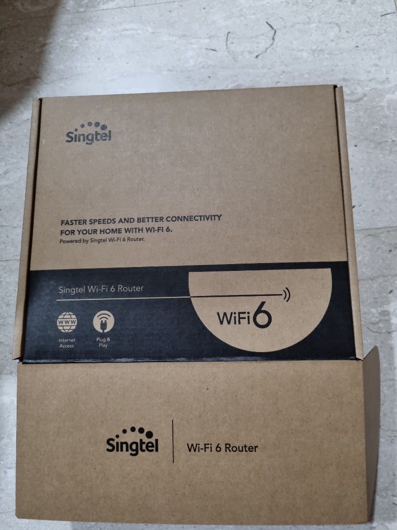 Singtel WiFi 6 router, Computers & Tech, Parts & Accessories ...