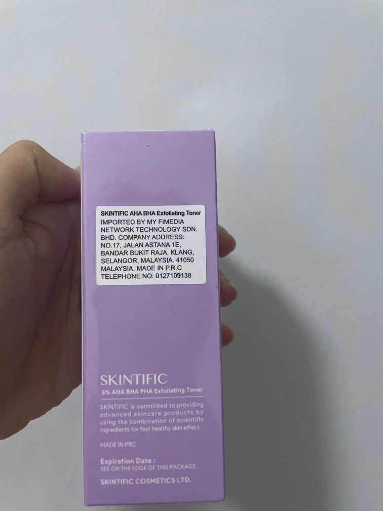 Skintific exfoliating Toner, Beauty & Personal Care, Face, Face Care on ...