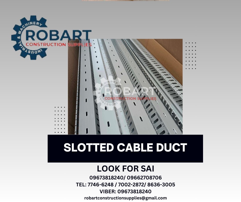 Slotted Cable Duct, Commercial & Industrial, Construction Tools ...