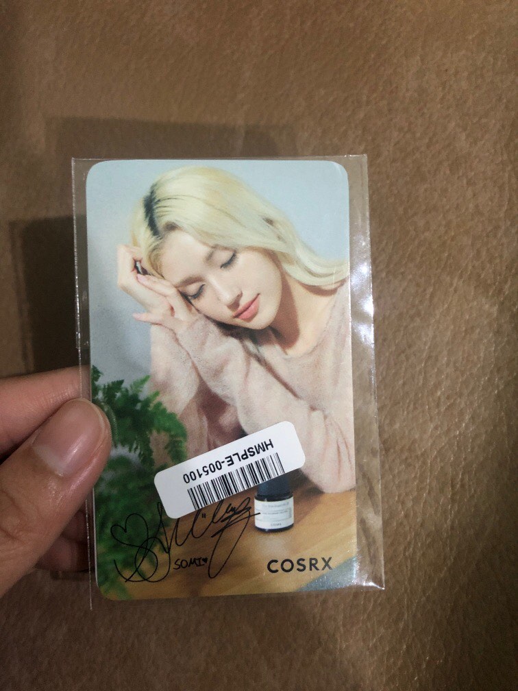 Somi cosrx photocard, Hobbies & Toys, Collectibles & Memorabilia, K ...