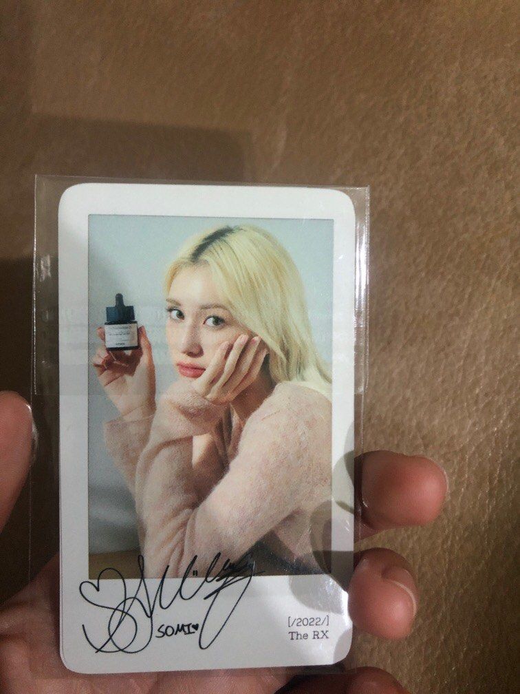 Somi cosrx photocard, Hobbies & Toys, Collectibles & Memorabilia, K ...