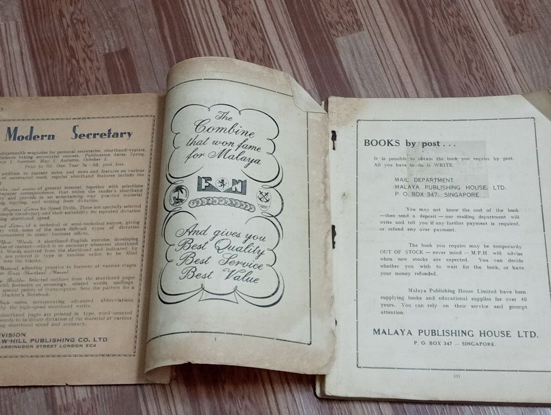 St Anthony's School Annual Magazine 1958 Telok Anson, Perak Condition ...