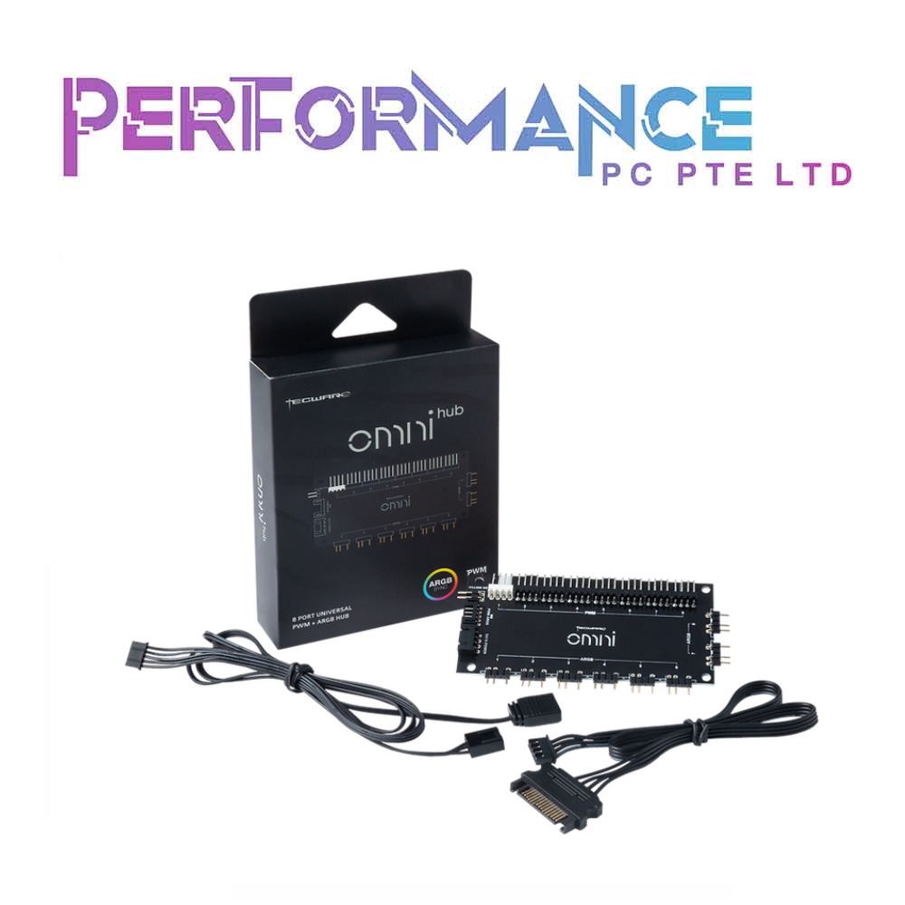 Tecware Omni Hub 8 ARGB Ports & 8 PWM FAN Ports, SATA Powered ( 1 YEAR WARRANTY BY TECH DYNAMIC ...