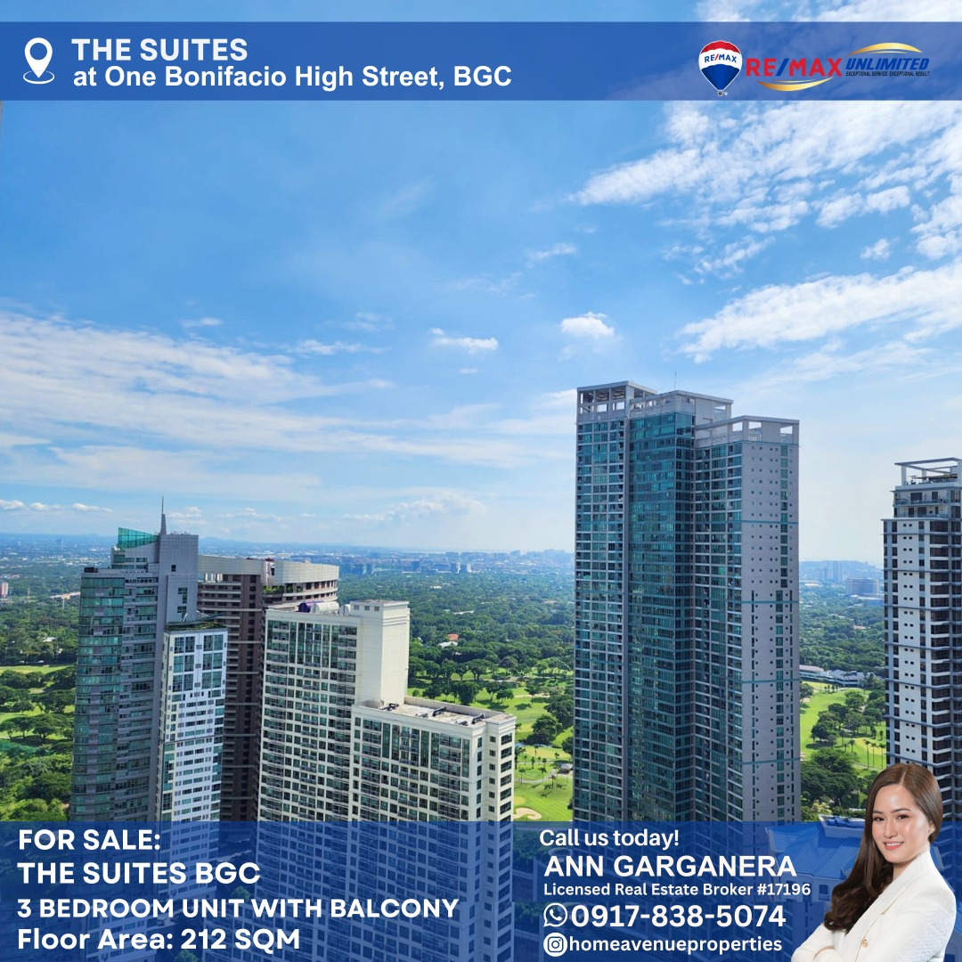 The Suites BGC For Sale 3BR The Suites For Sale 3 Bedroom BGC For Sale ...
