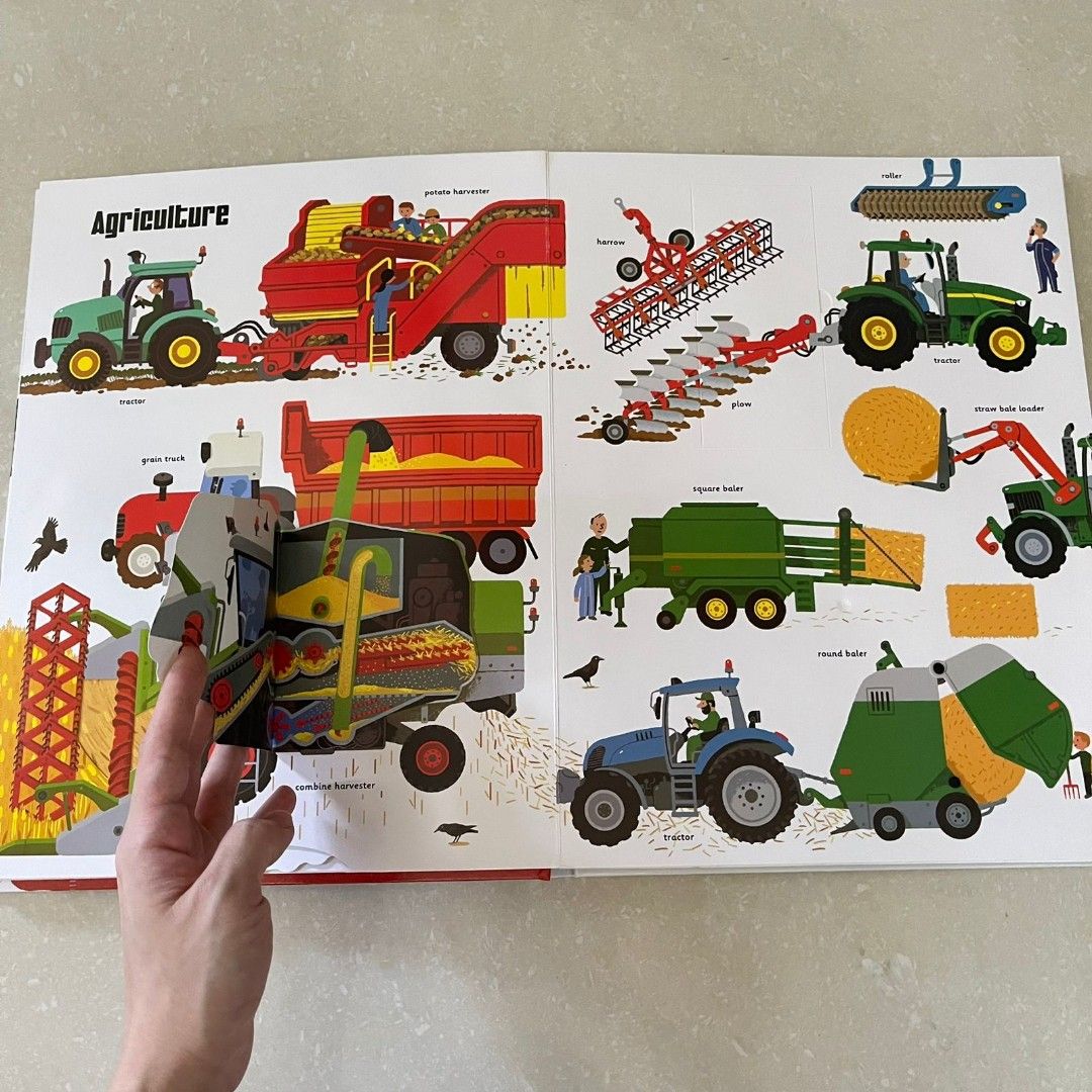 The Ultimate Book of Vehicles buku kendaraan transportasi flip flap pop ...
