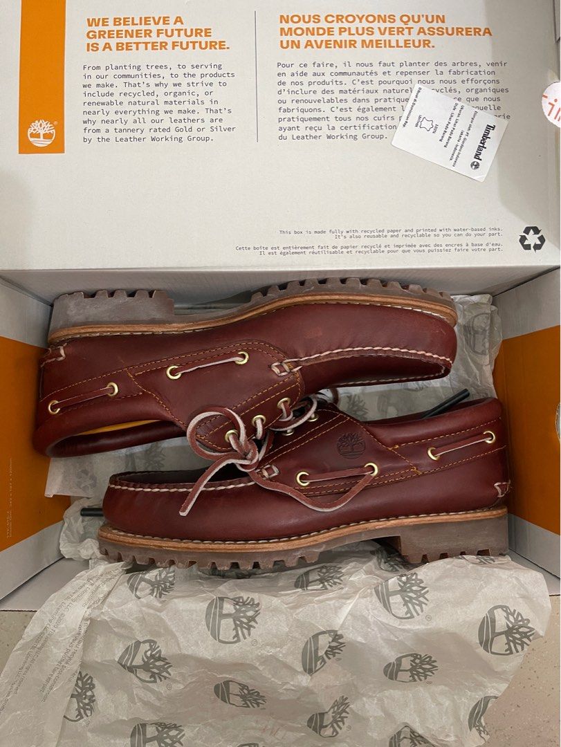 Timberland boat shoe 3 eyelet, Men's Fashion, Footwear, Dress shoes on ...