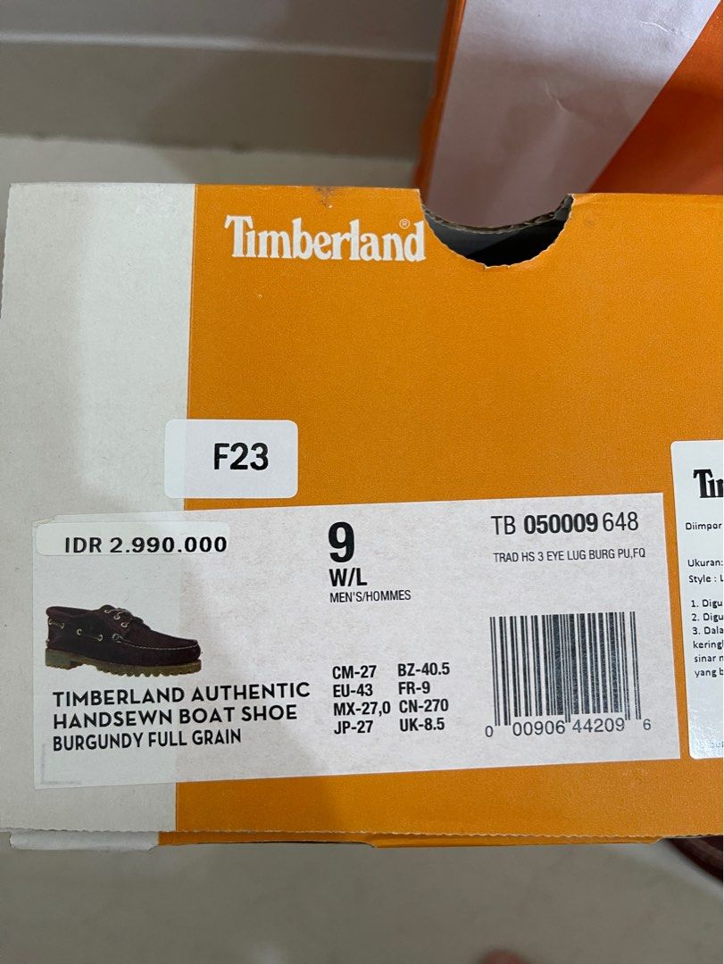 Timberland boat shoe 3 eyelet, Men's Fashion, Footwear, Dress shoes on ...