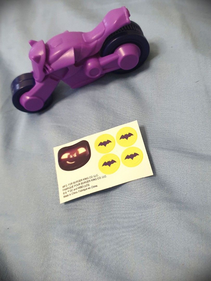 DC Batwheels Bibi the Batgirl Cycle Toy Collectible ( Burger King Jr x ...