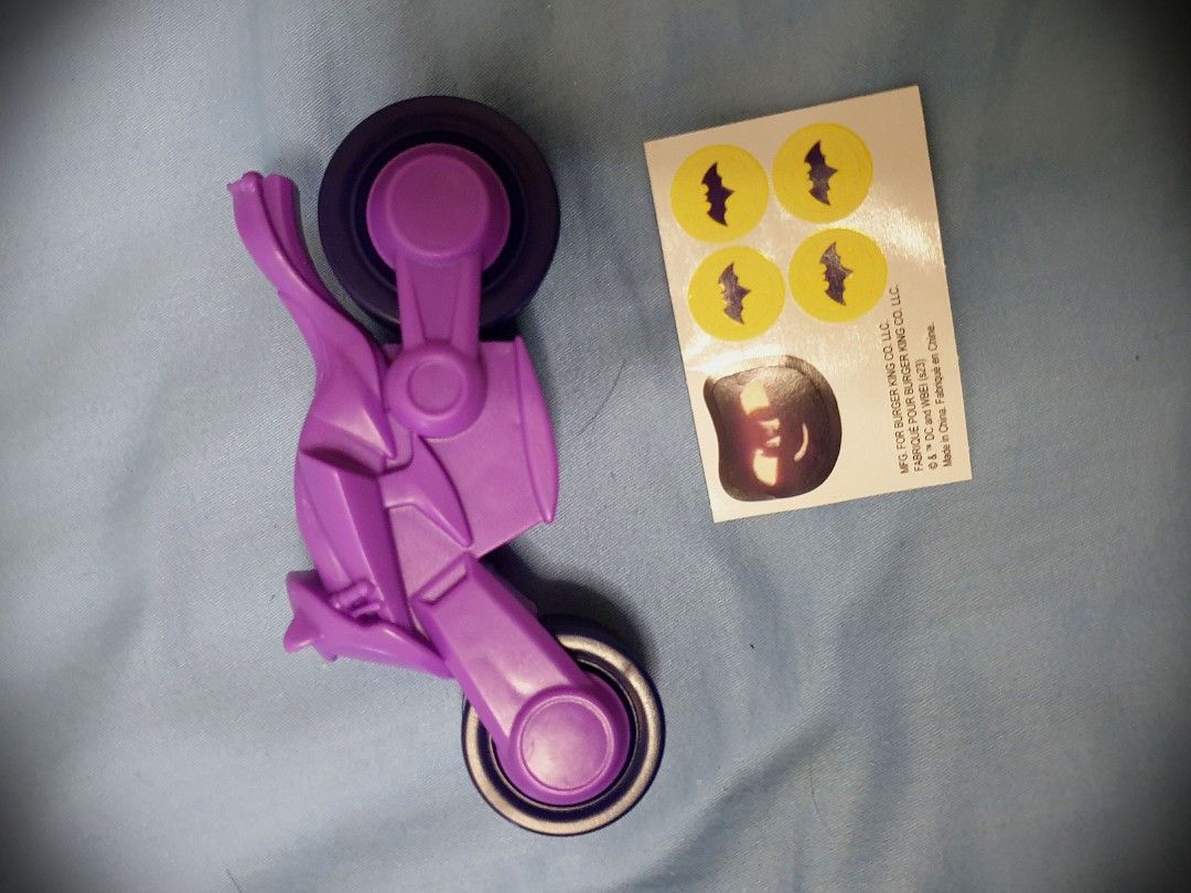 DC Batwheels Bibi the Batgirl Cycle Toy Collectible ( Burger King Jr x ...