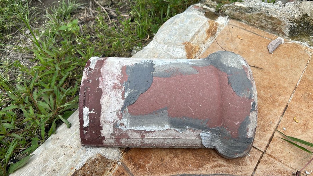 [USED] Second Hand Monier Round Ridge Tile, Furniture & Home Living ...