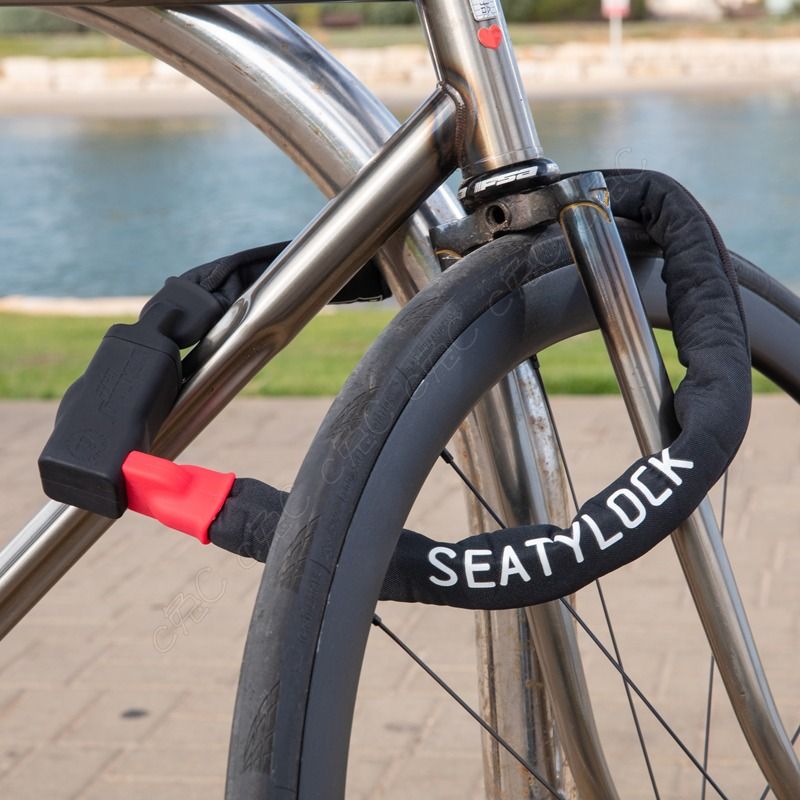 Viking Silver-美國正品自行車鏈條鎖 SOLD SECURE認證防盜鎖鍊條 磁吸硬化鋼鏈鎖 單車鎖 輕量大鎖, 體育器材, 自行車 ...