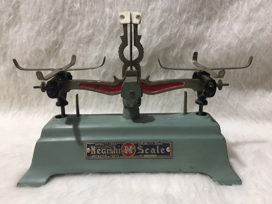 Vintage Japanese Small Balance Scale, Negishi Scale- 200g Capacity ...